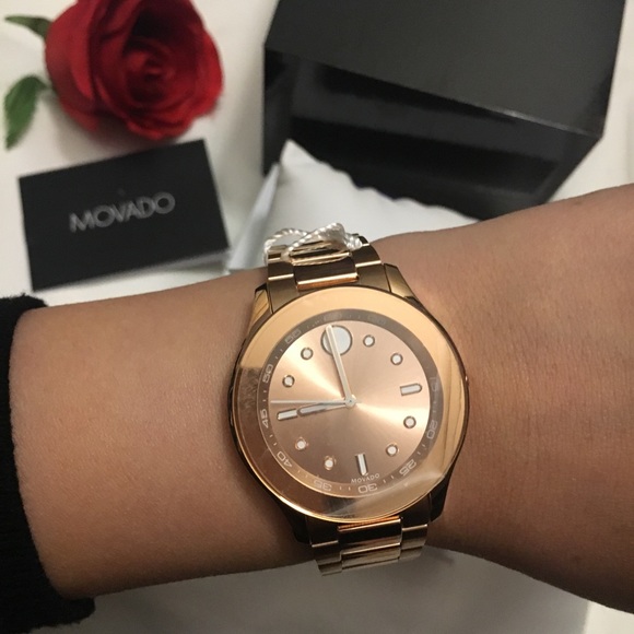 Movado | Accessories | Movado Bold Rose Gold Watch | Poshmark